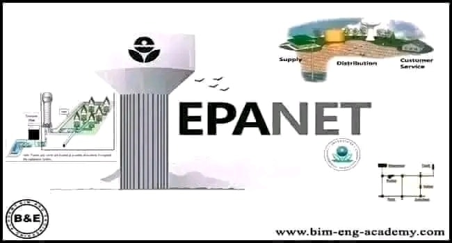 Design Water network and Pump lines by Epanet – BIM